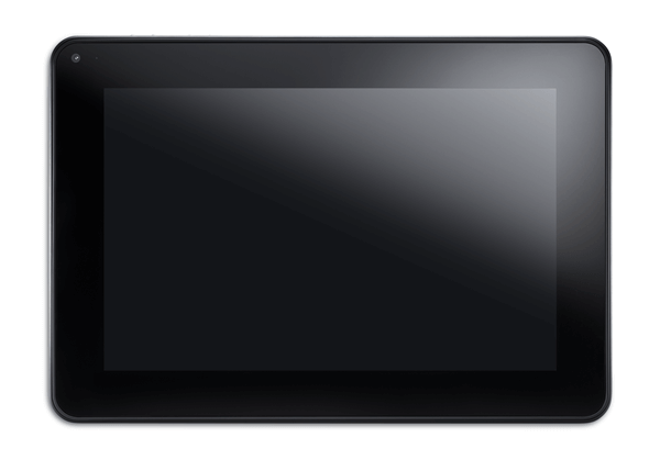 The tablet turns off